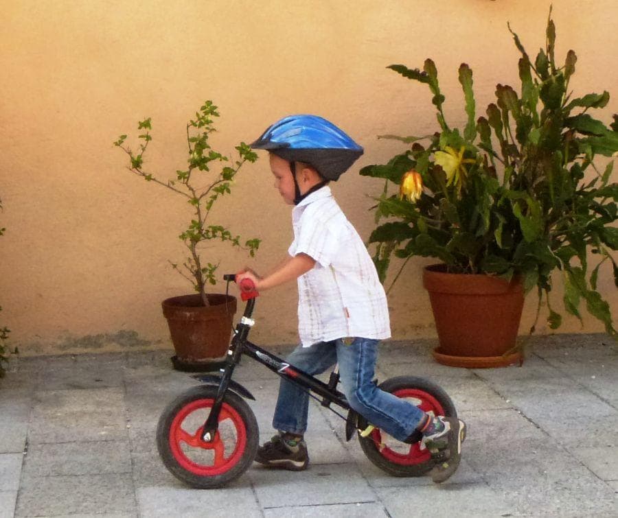 Mit Kindern Radfahren für Eltern und in der Schule